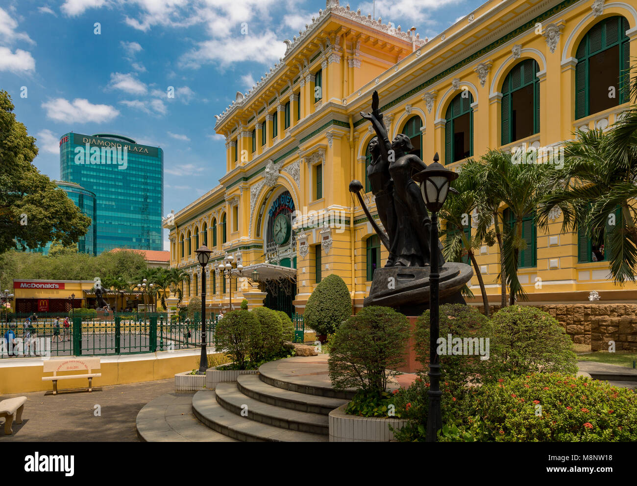 Ho Chi Minh City Vietnam March 19, 2018 The old, 19th century, Saigon ...
