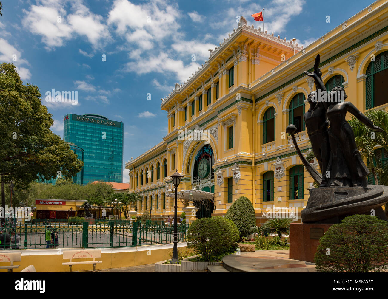 Ho Chi Minh City Vietnam March 19, 2018 The old, 19th century, Saigon ...