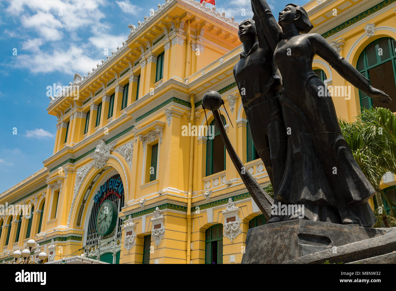 Ho Chi Minh City Vietnam March 19, 2018 The old, 19th century, Saigon ...