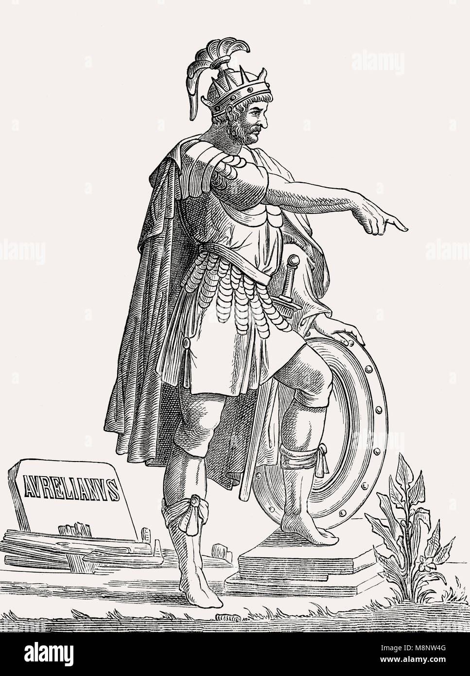 Aurelian, 215 – 275, Roman Emperor Stock Photo - Alamy