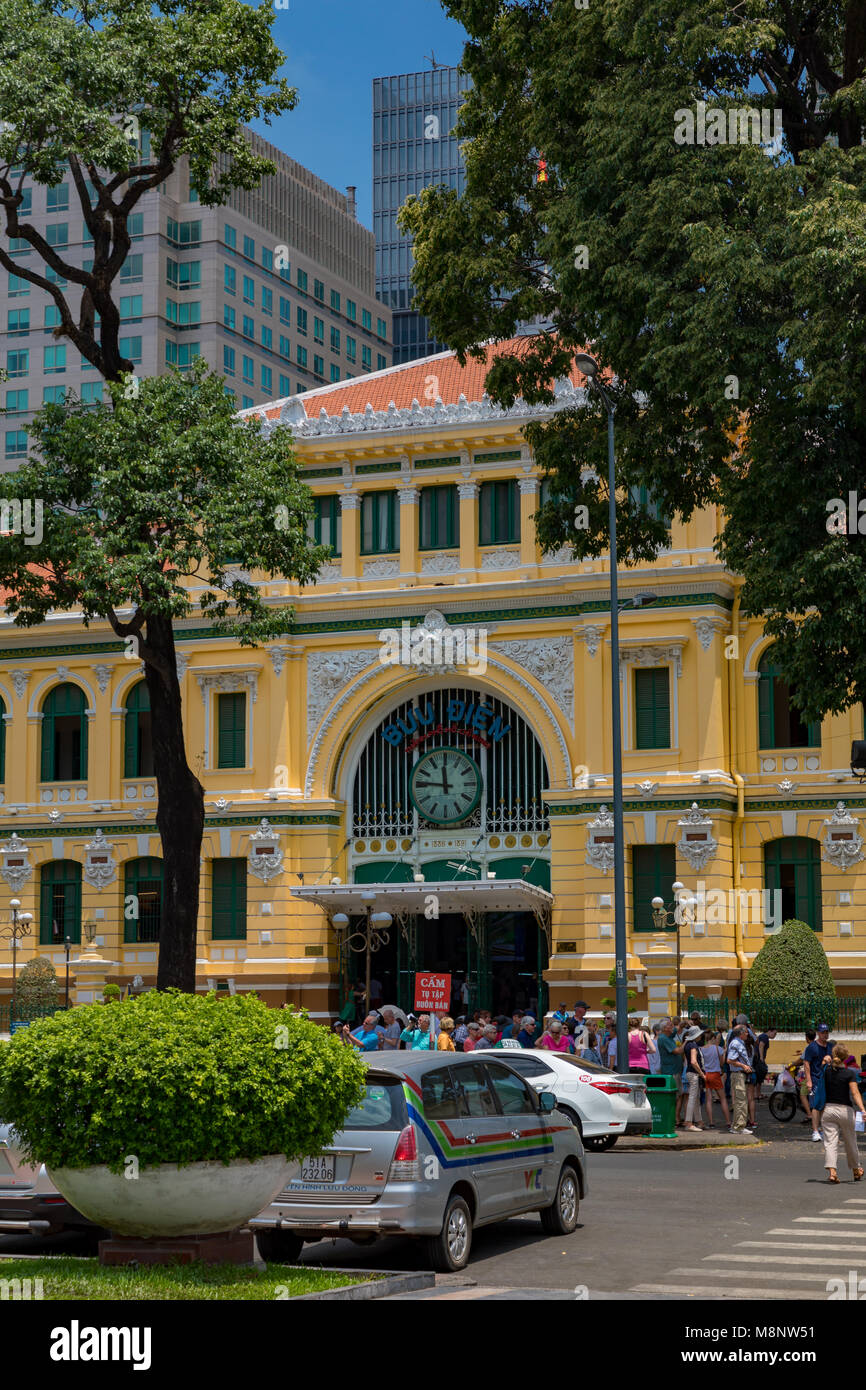 Ho Chi Minh City Vietnam March 19, 2018 The old, 19th century, Saigon ...