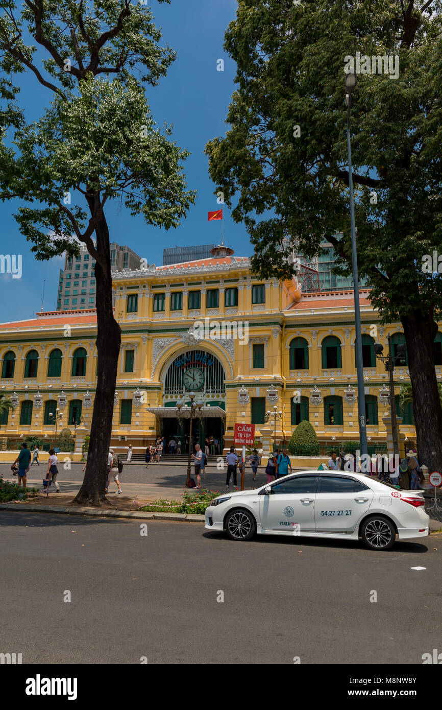 Ho Chi Minh City Vietnam March 19, 2018 The old, 19th century, Saigon ...