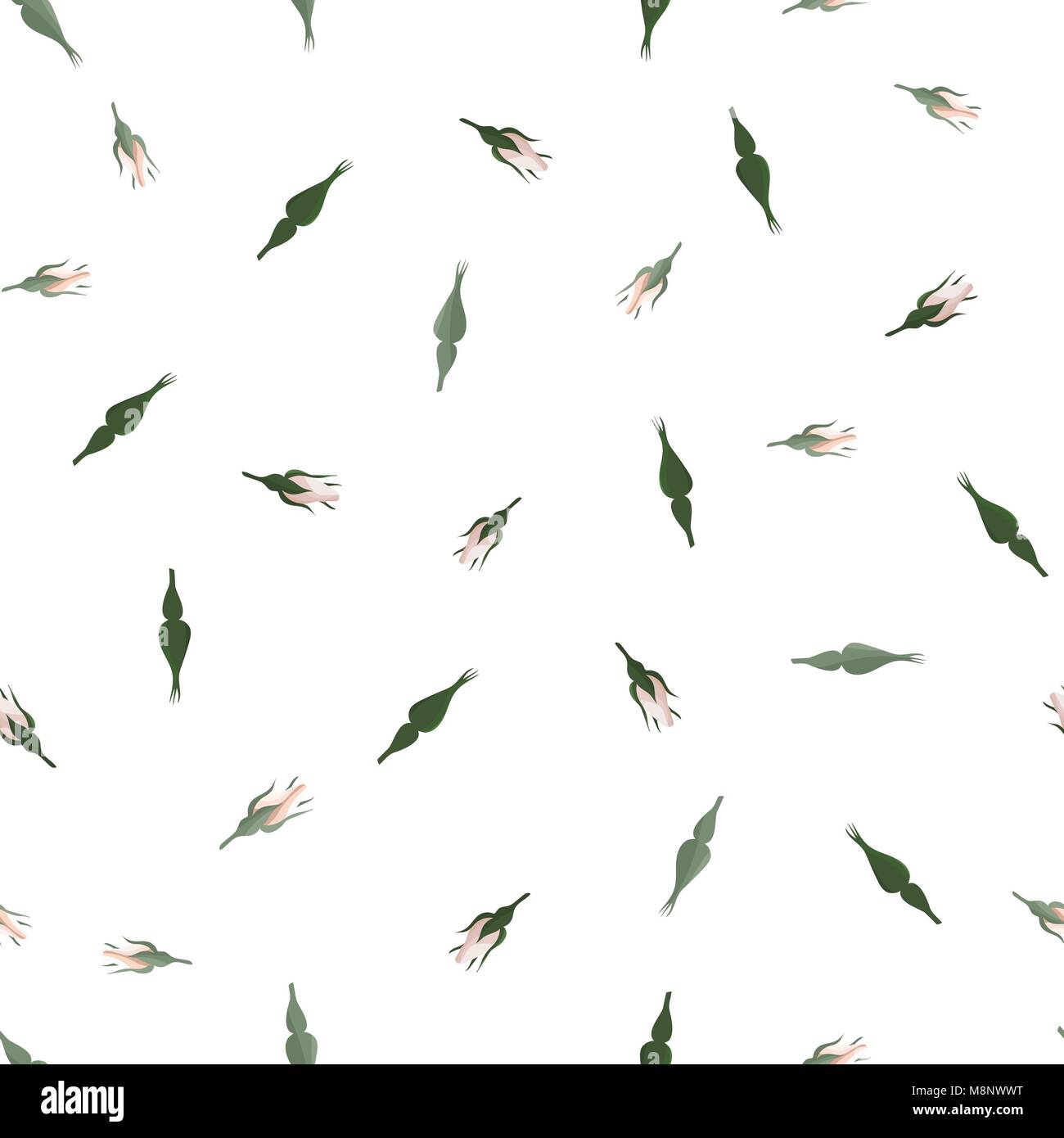 Floral seamless pattern. Plant texture for fabric, wrapping, wallpaper ...