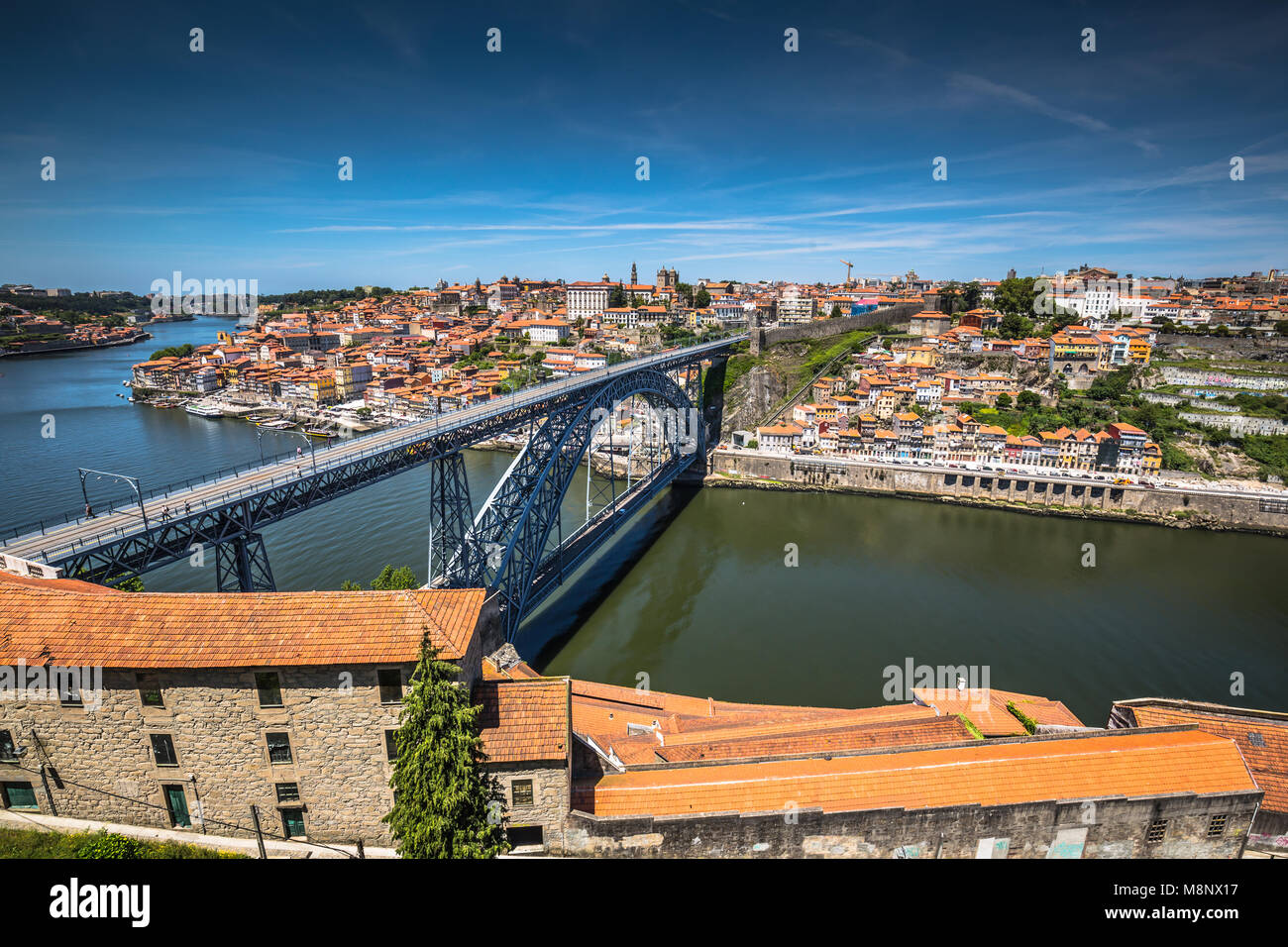 bridge Dom Louis, Porto, Portugal Stock Photo - Alamy
