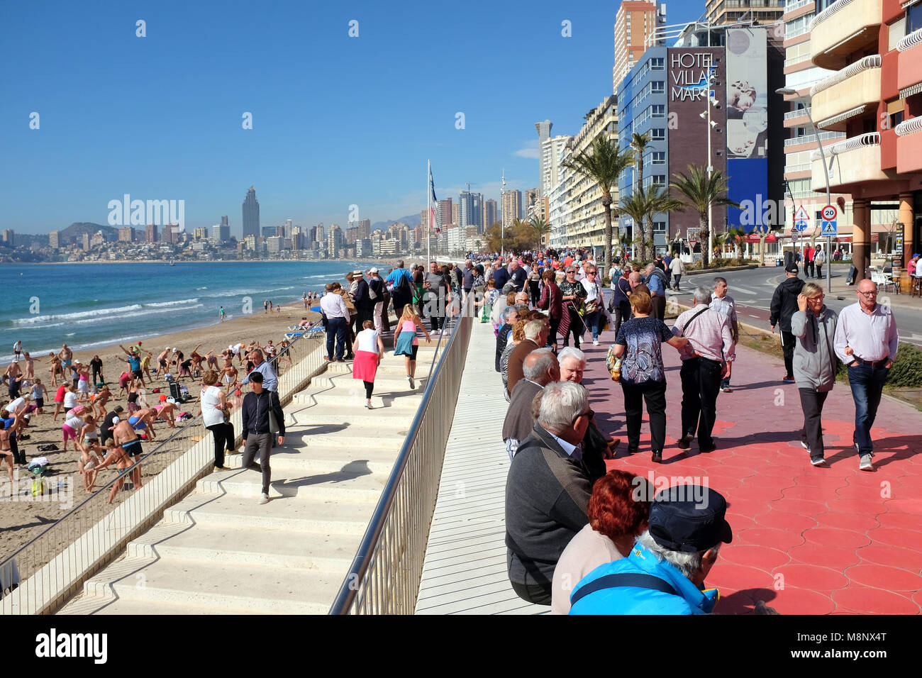 Benidorm Beach Holidaymakers High Resolution Stock Photography and ...
