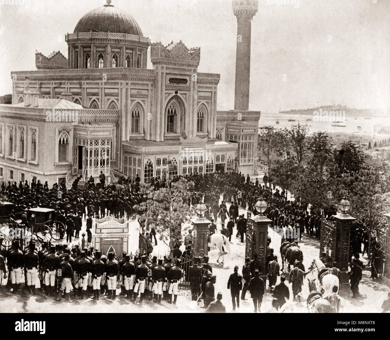 c.1890s Turkey - sultan in procession to Friday prayers Stock Photo - Alamy
