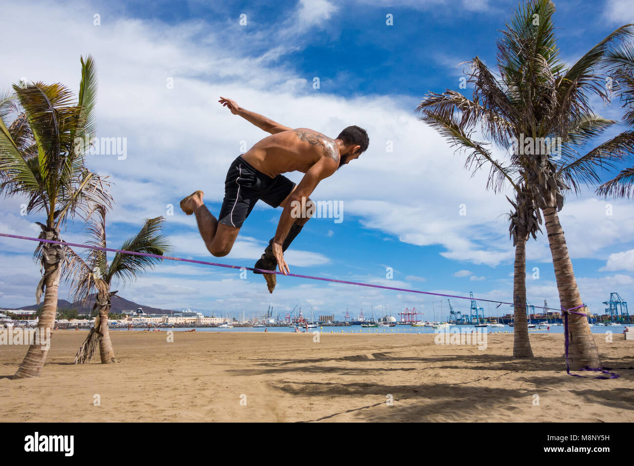Do somersaults hi-res stock photography and images - Alamy
