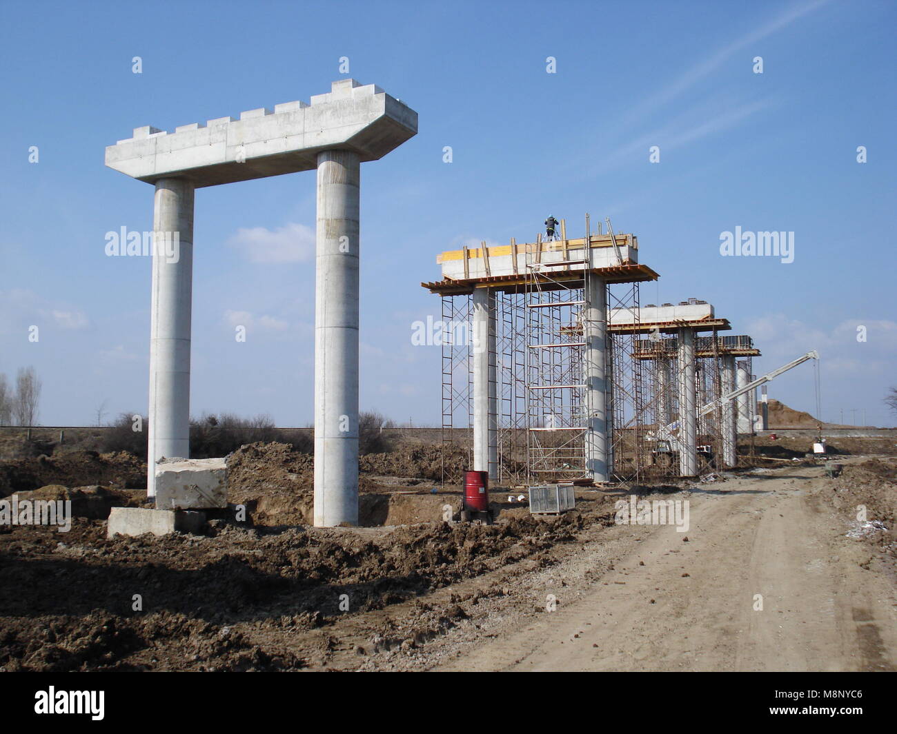 Bridge under construction Stock Photo - Alamy
