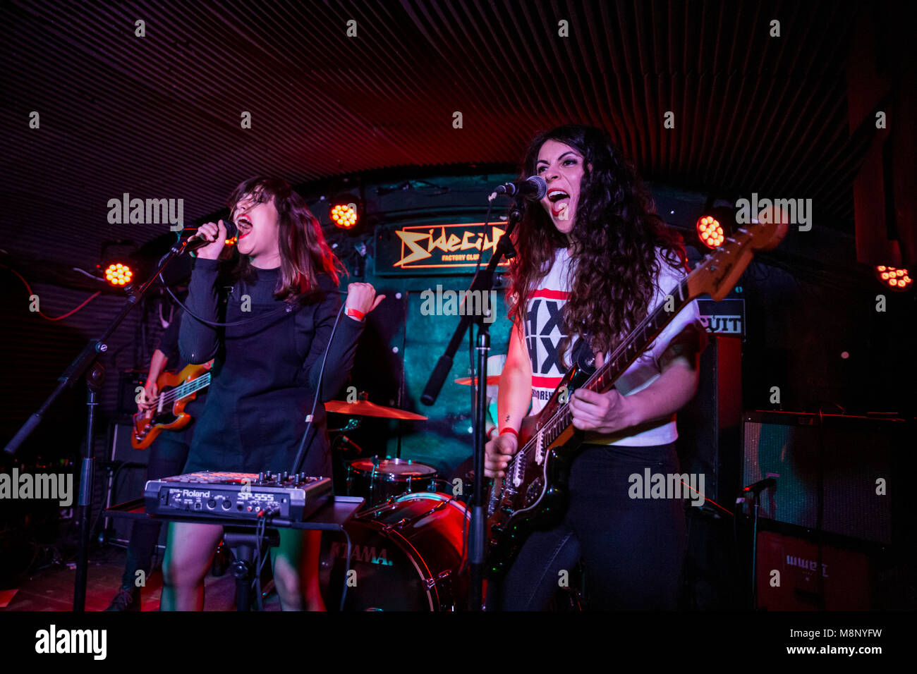 Barcelona, Spain. March 16, 2018. Concert by Agoraphobia in Sidecar ...