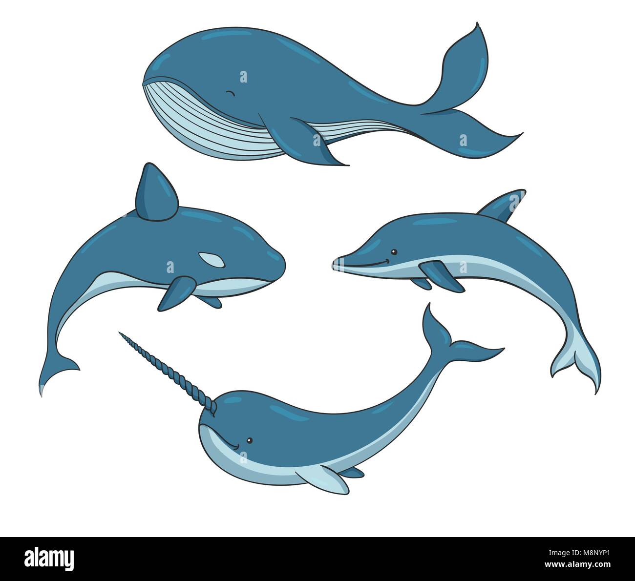 Underwater animals Stock Vector Images - Alamy