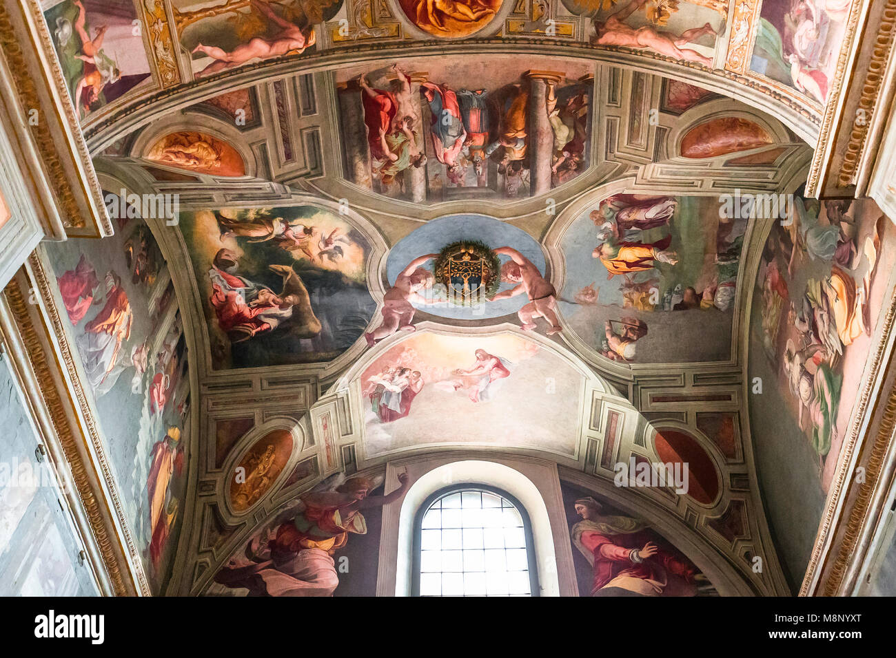 ROME, ITALY, JUNE 13, 2015 : interiors and architectural details of ...