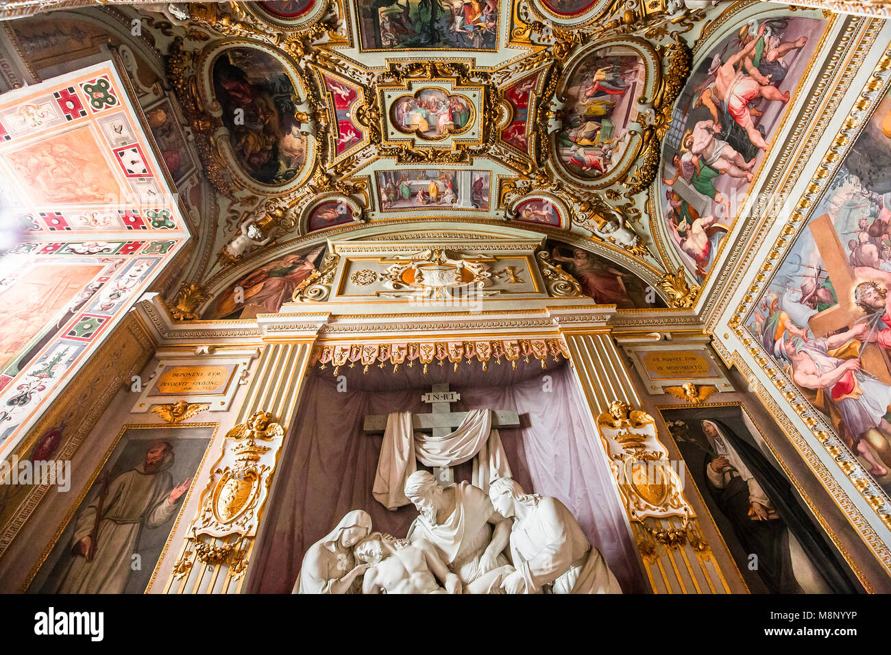 ROME, ITALY, JUNE 13, 2015 : interiors and architectural details of ...