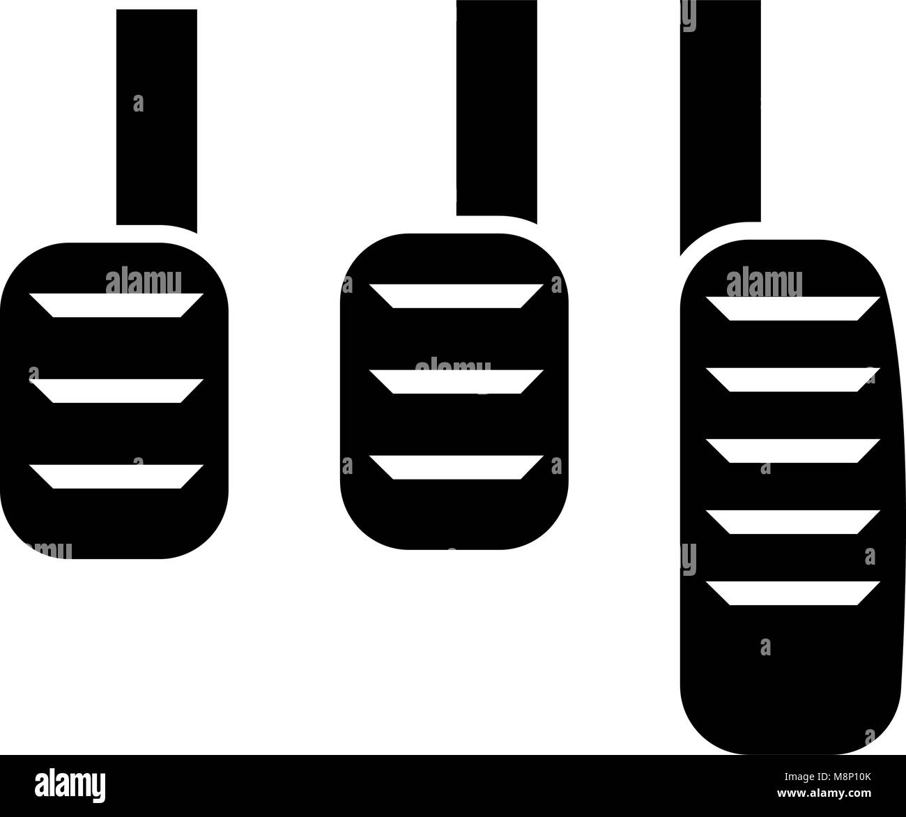 Car Accelerator Pedal Stock Vector Images - Alamy