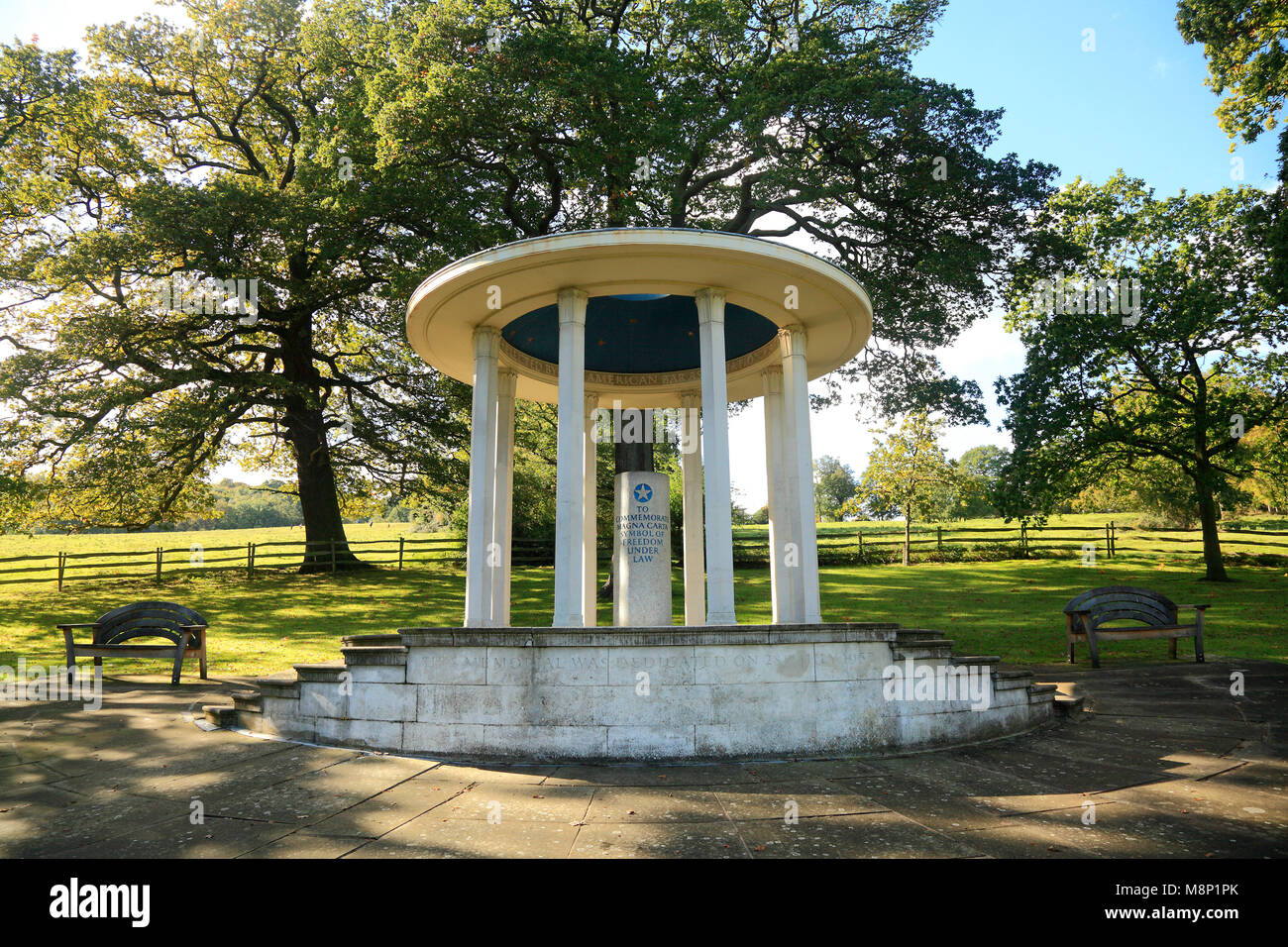 Magna Carta Monument at Runnymede Surrey England Stock Photo - Alamy