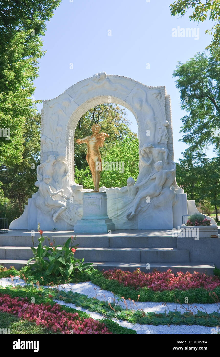Monument music famous vienna hi-res stock photography and images - Alamy