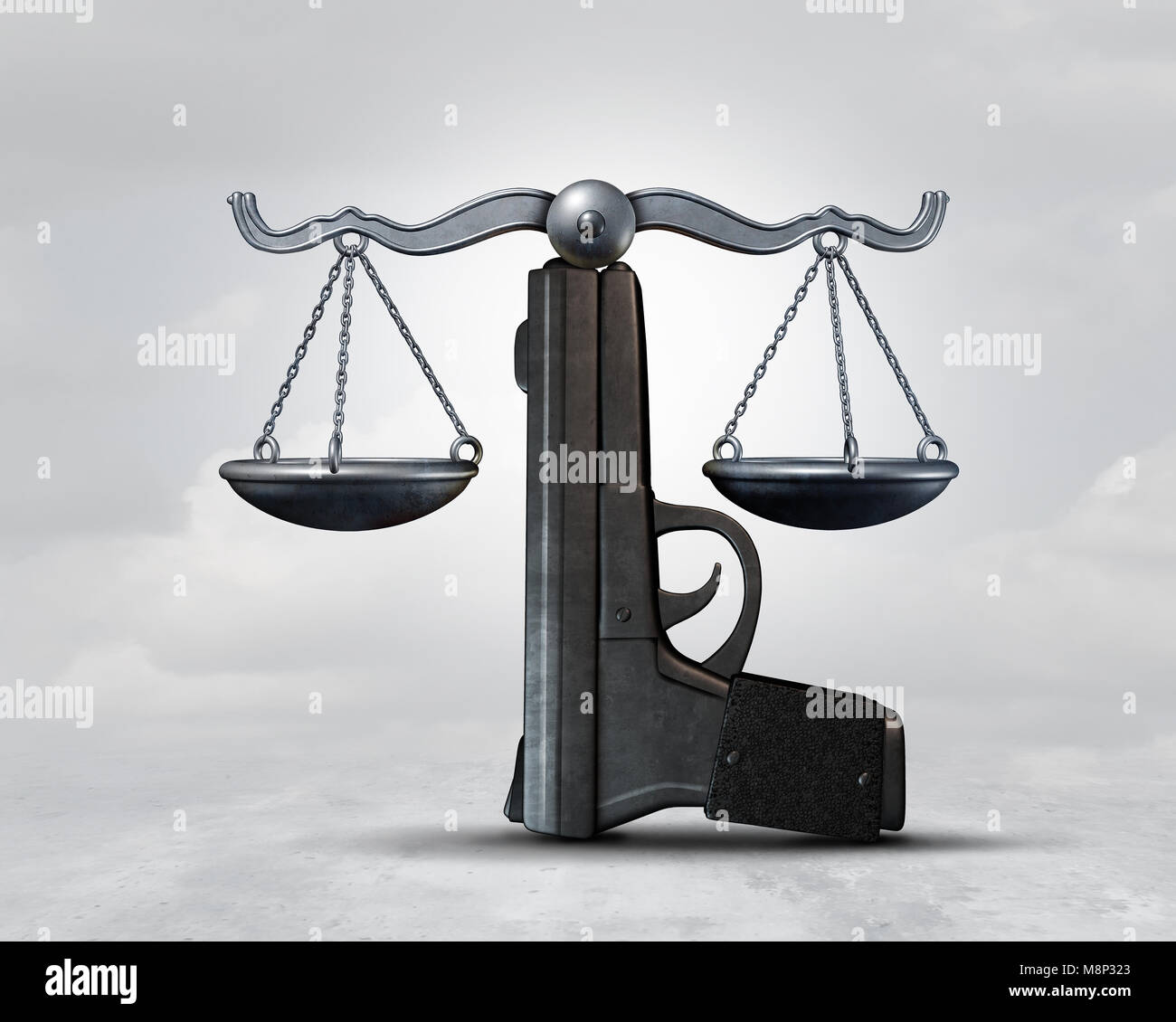Justice gun hi-res stock photography and images - Alamy