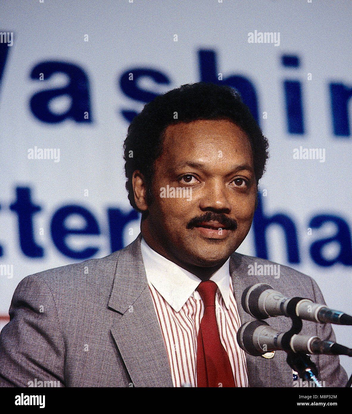 Chicago, Illinois. USA, 1987 Jesse Jackson Portrait. Credit: Mark ...