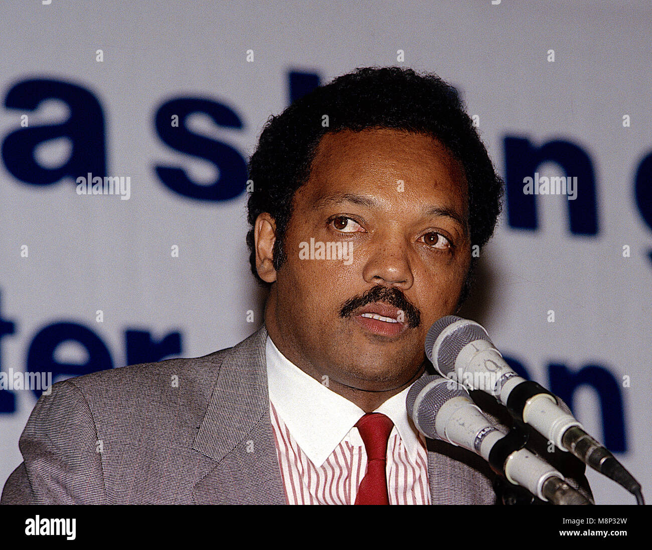 Chicago, Illinois. USA, 1987 Jesse Jackson Portrait. Credit: Mark ...