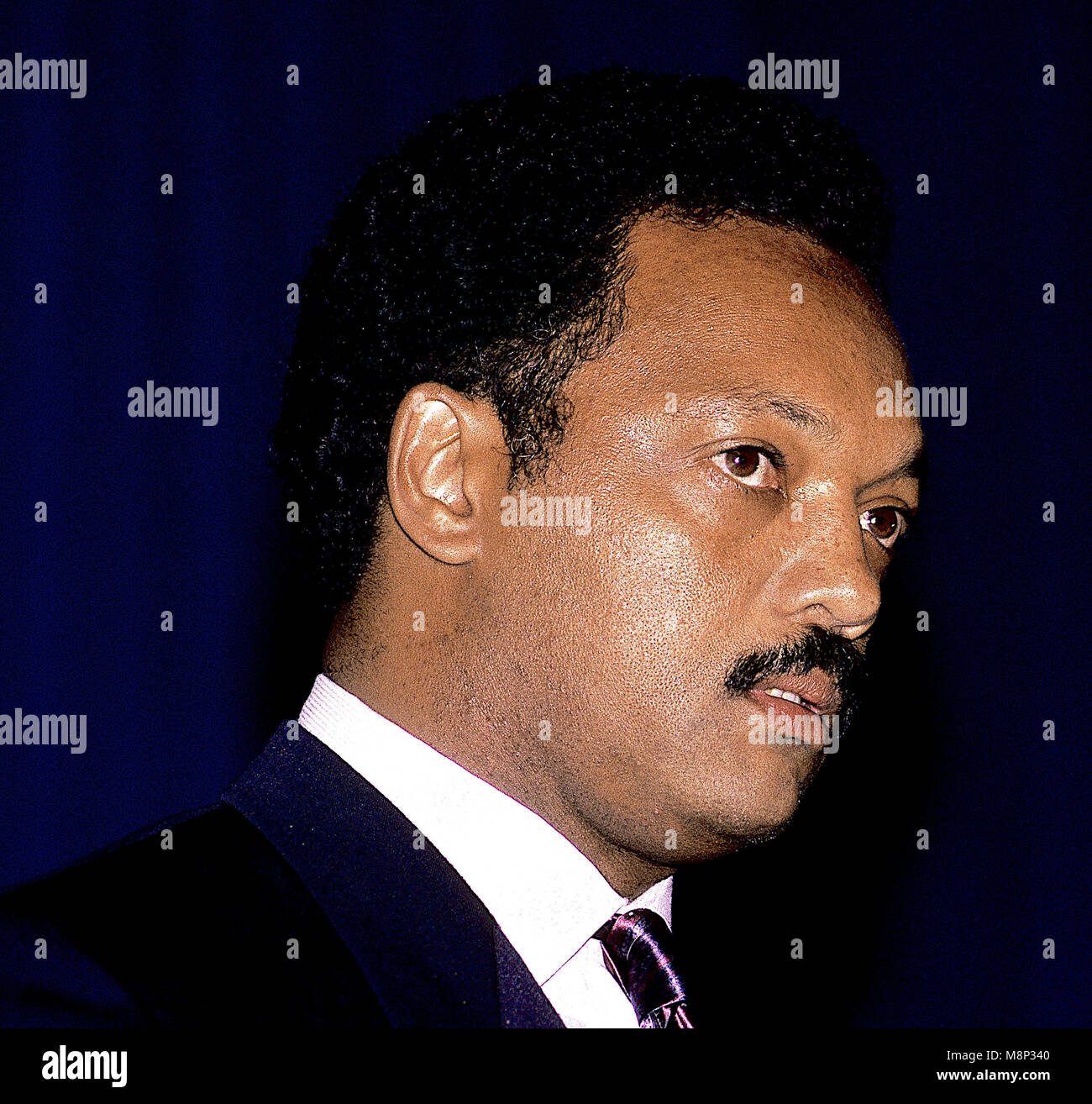 Chicago, Illinois. USA, May,1987 Jesse Jackson Portrait. Credit: Mark ...