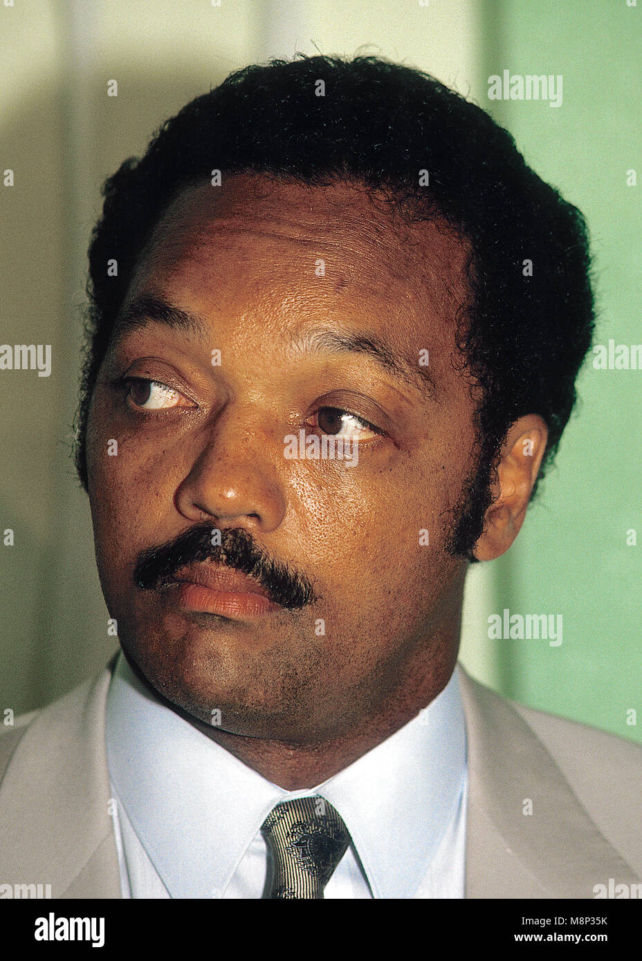 Chicago, Illinois, USA, July 13,1988 Jesse Jackson Portrait. Credit ...