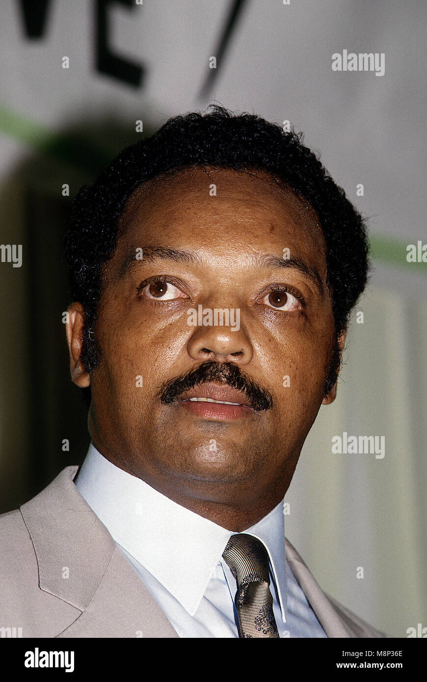 Chicago, Illinois, USA, July 13, 1988 Jesse Jackson Portrait. Credit ...