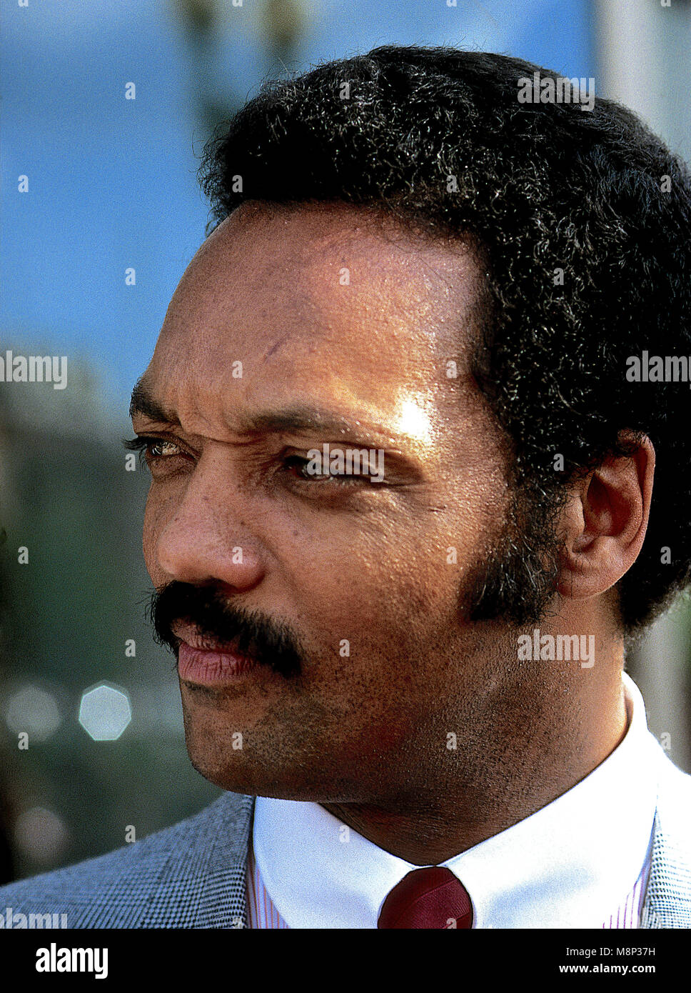 Washington, DC., USA, September, 1984 Jesse Jackson Portrait. Credit ...