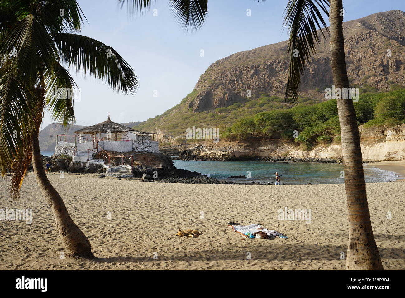 Beach of Tarrafal, Santiago Island, Cape Verde Stock Photo - Alamy