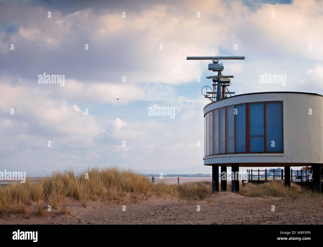 The coastguard marine observation station at Fleetwood, Lancashire ...