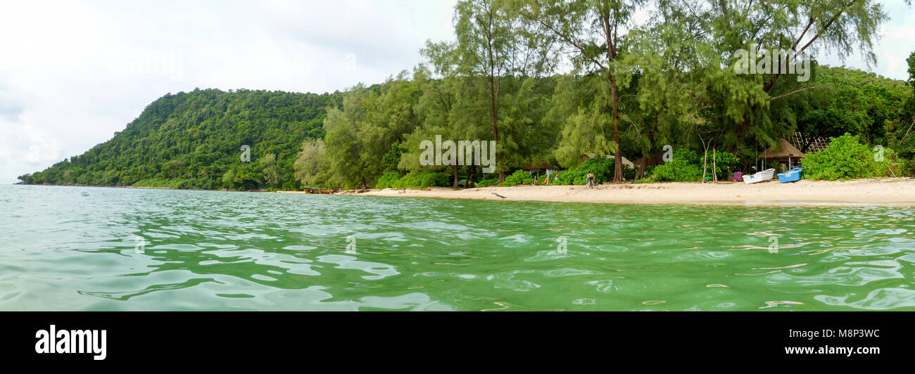 Sunset beach of Koh Rong Sanloem island on Cambodia Stock Photo - Alamy