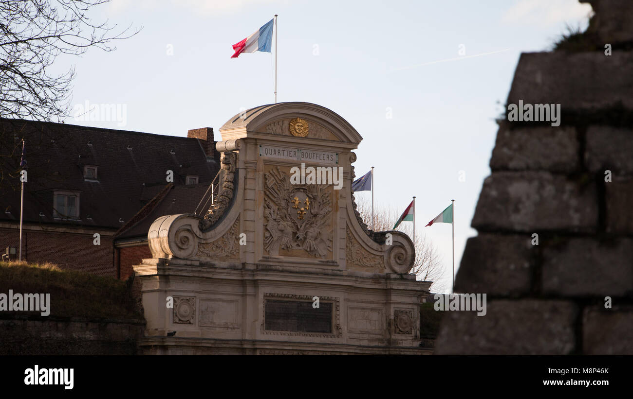 Citadel of Lille at sunset, France Stock Photo - Alamy