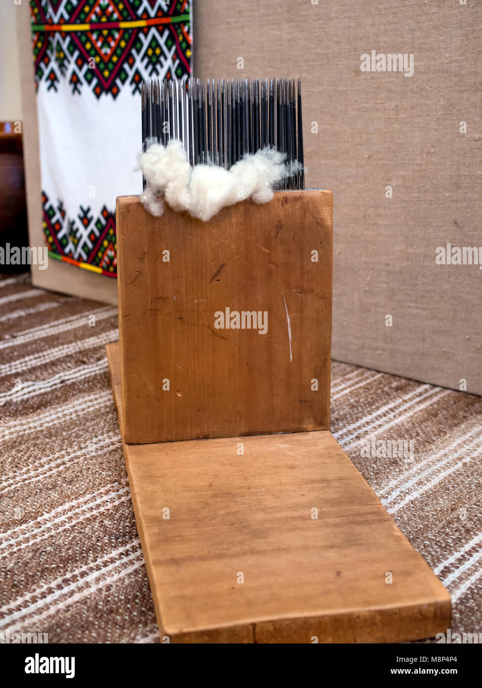 Old wooden device hi-res stock photography and images - Alamy