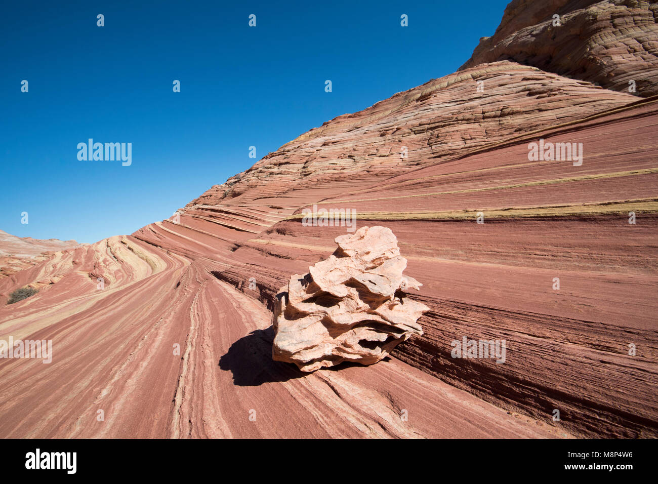 Colorful sandstone cliffs in the Boneyard region of North Coyote Buttes ...