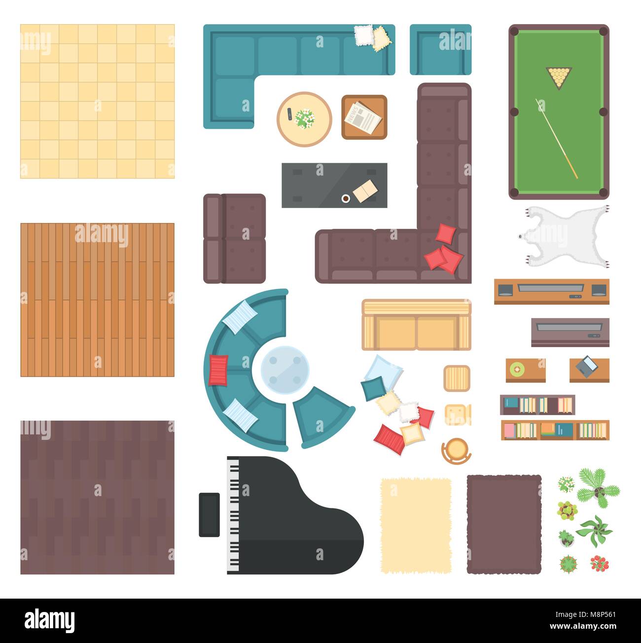 Interior plant idea Cut Out Stock Images & Pictures - Alamy