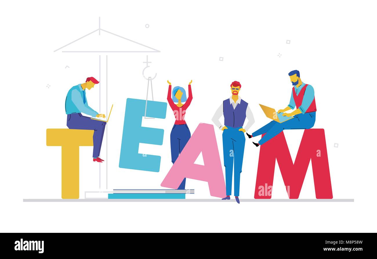Team image Stock Vector Images - Alamy