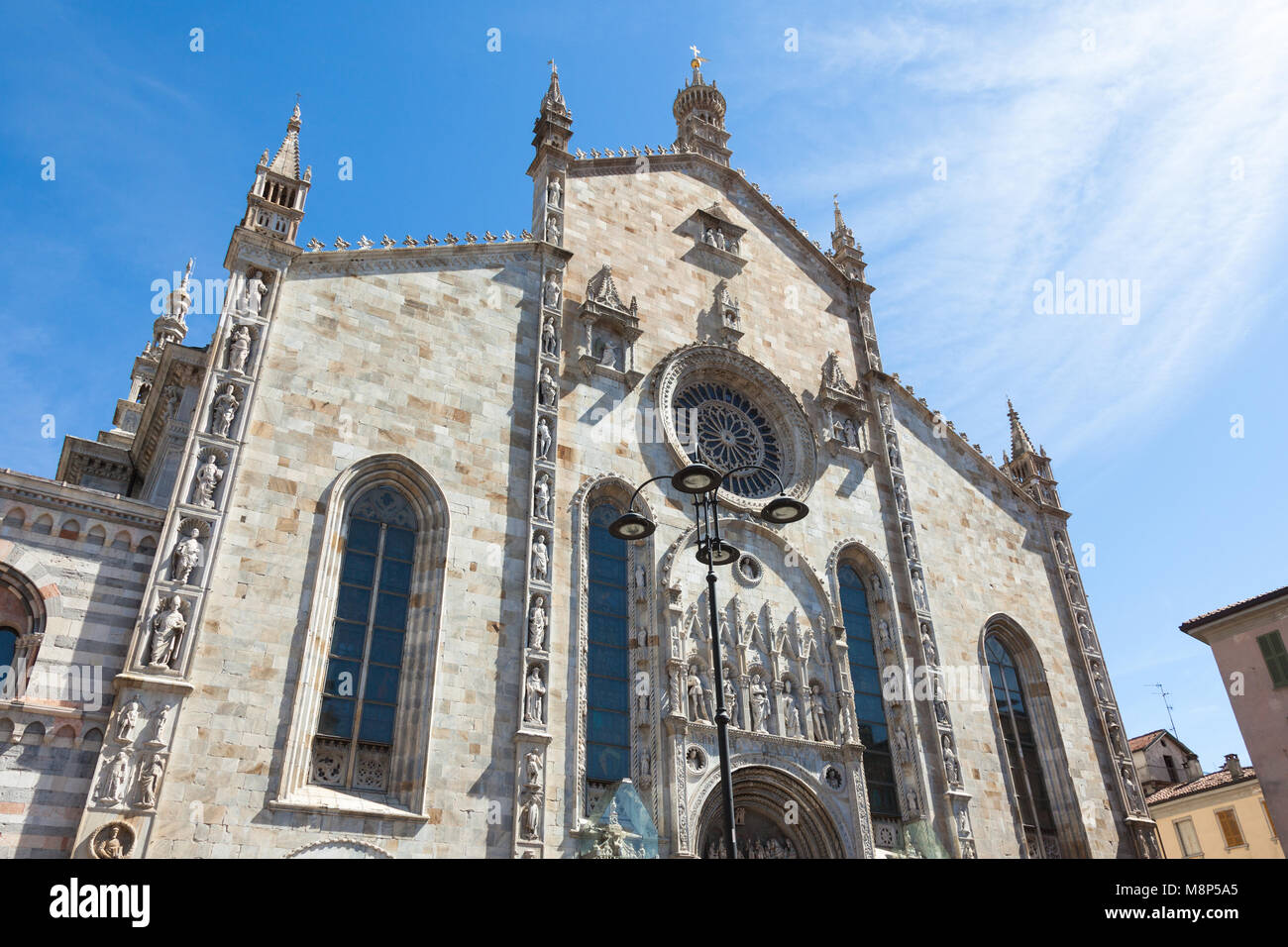 Santa Maria Assunta cathedral in Como city near Milan - Italy Stock ...