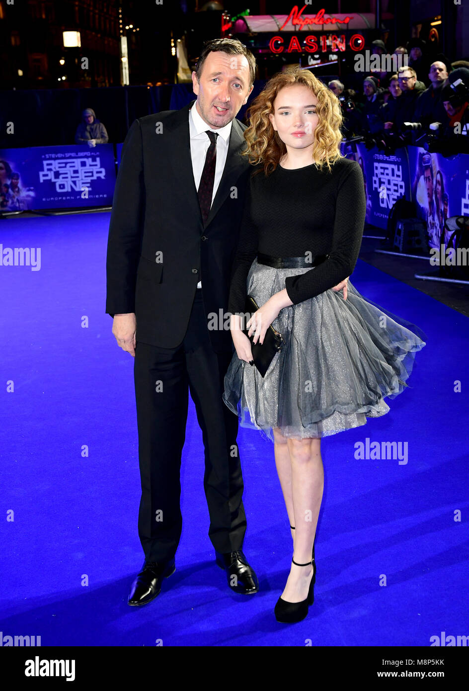 Ralph Ineson and daughter Rebecca Ineson attending the European ...