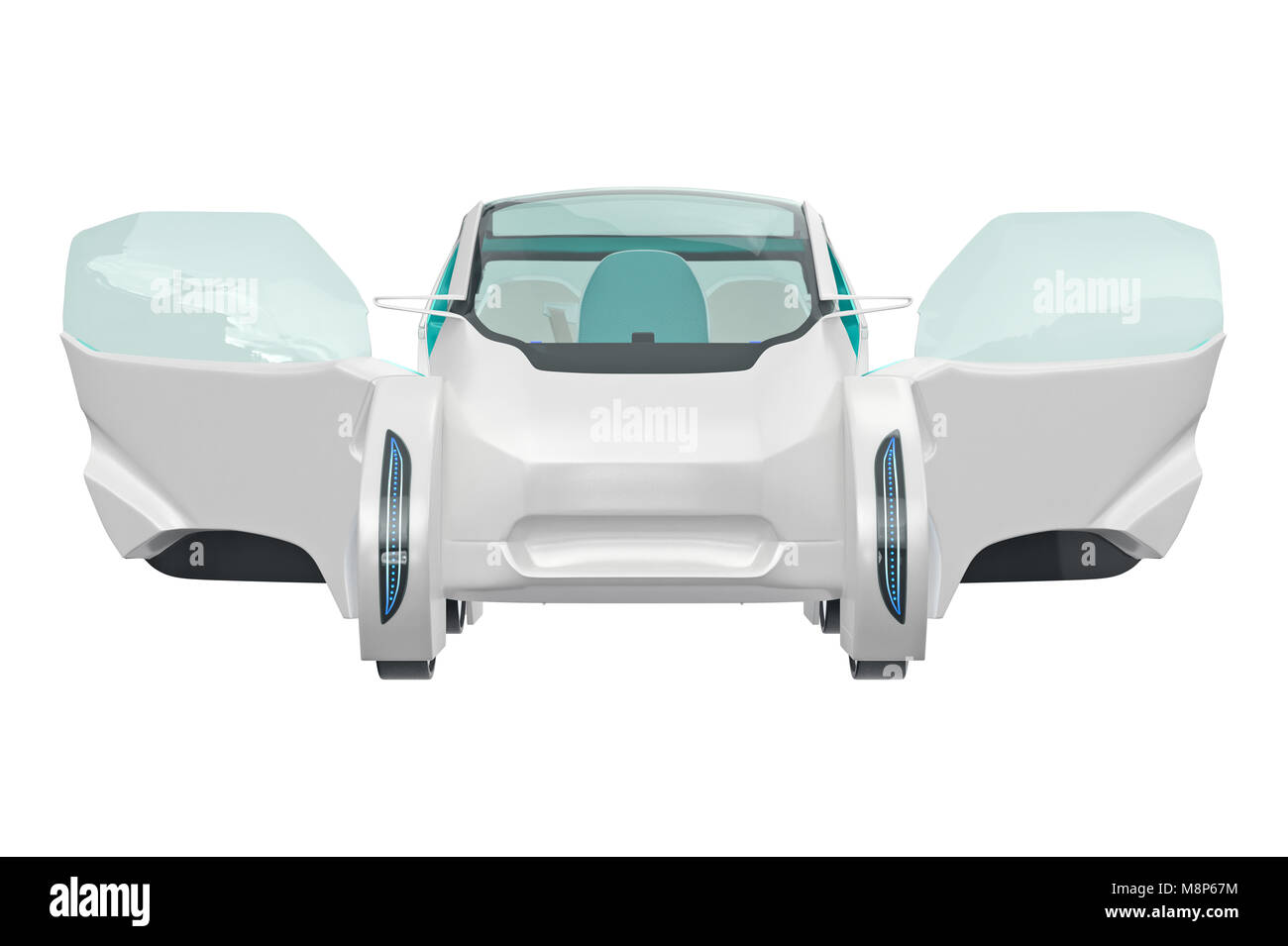 Car future conceptual, front view Stock Photo - Alamy