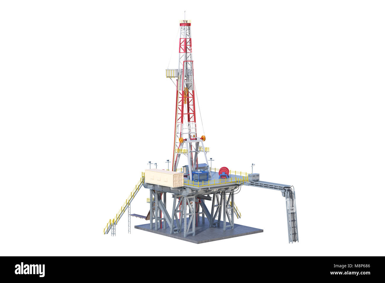 Land rig industry Stock Photo - Alamy