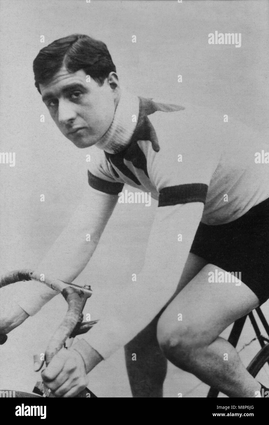 Portrait of the cyclist Marcel Berthet ( 1888 - 1953 ) - anonymous ...