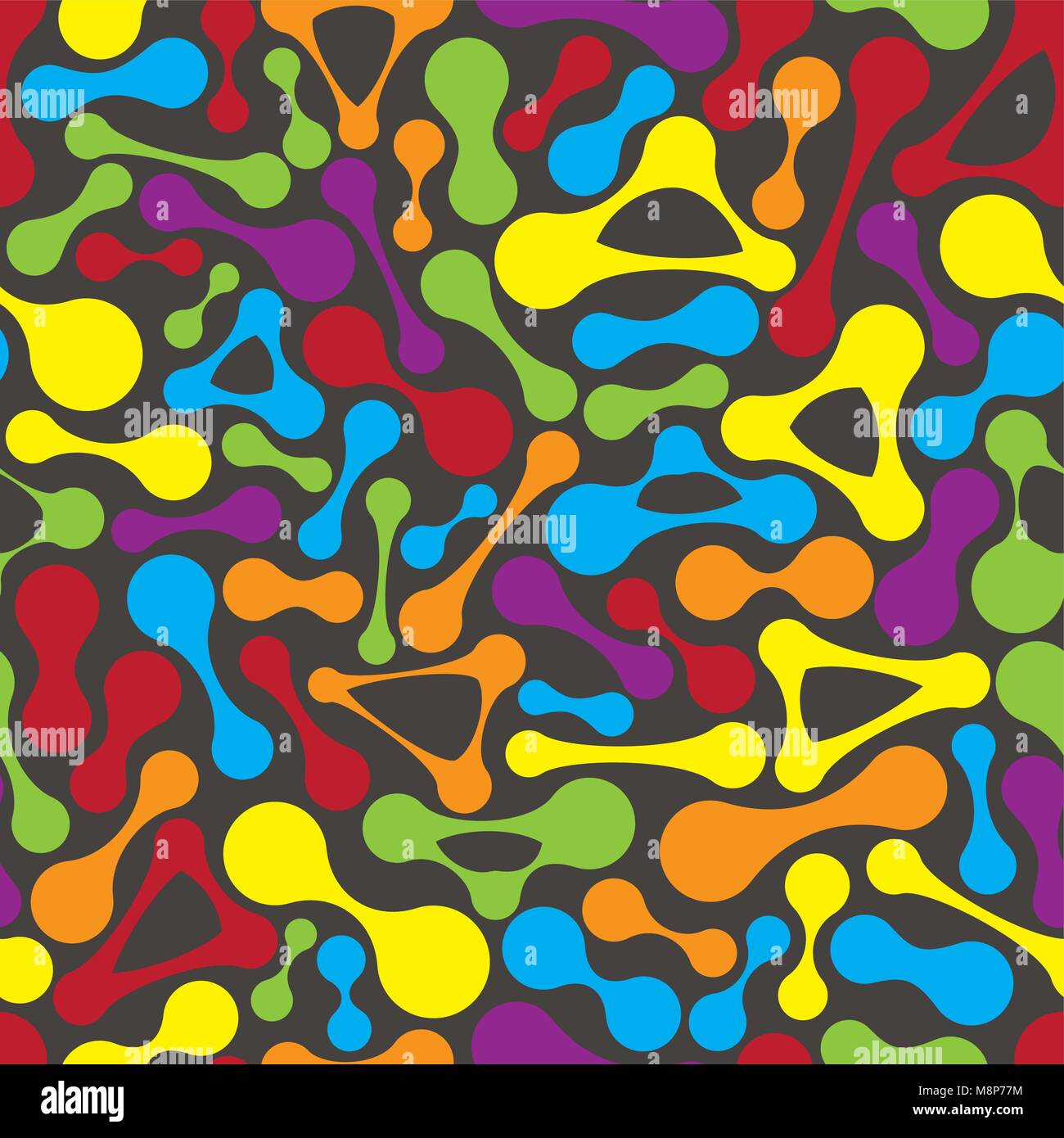 Multi-colored seamless texture on a black background for a background ...