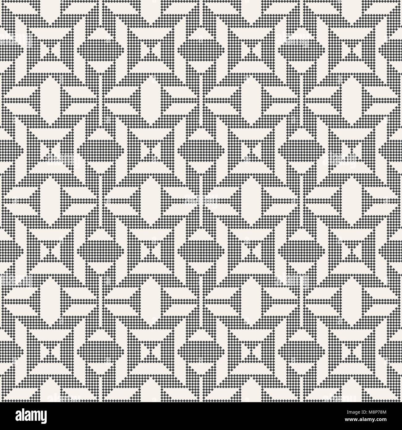Seamless pattern. Abstract pixel background. Modern stylish texture ...