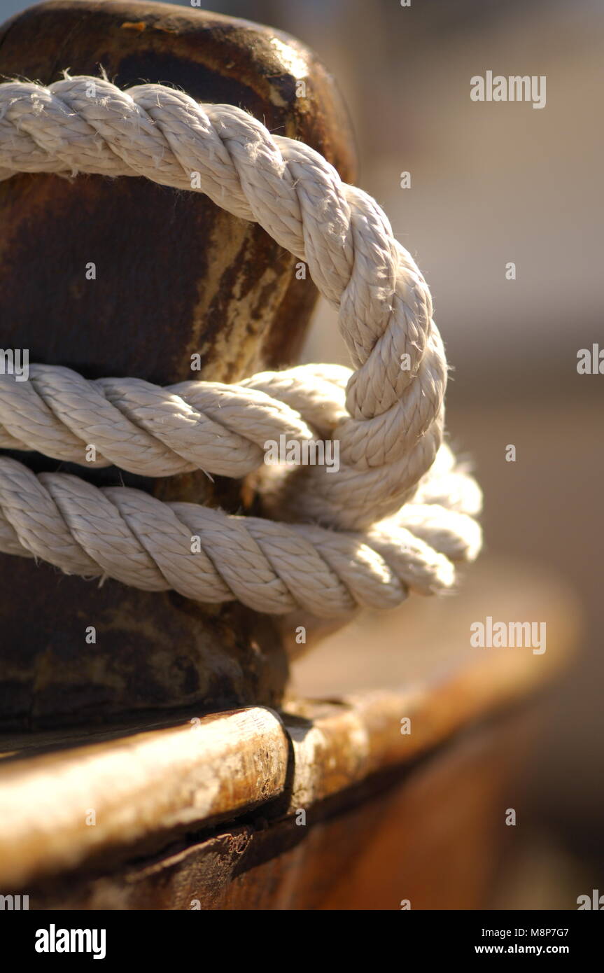 Rope wrapped round hi-res stock photography and images - Alamy