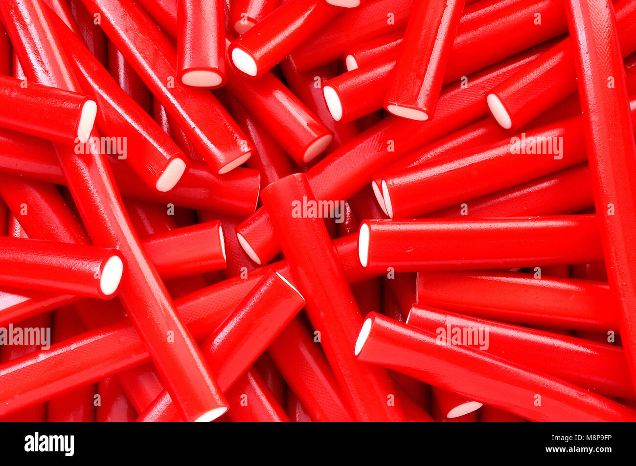 closeup of red licorice candy Stock Photo - Alamy
