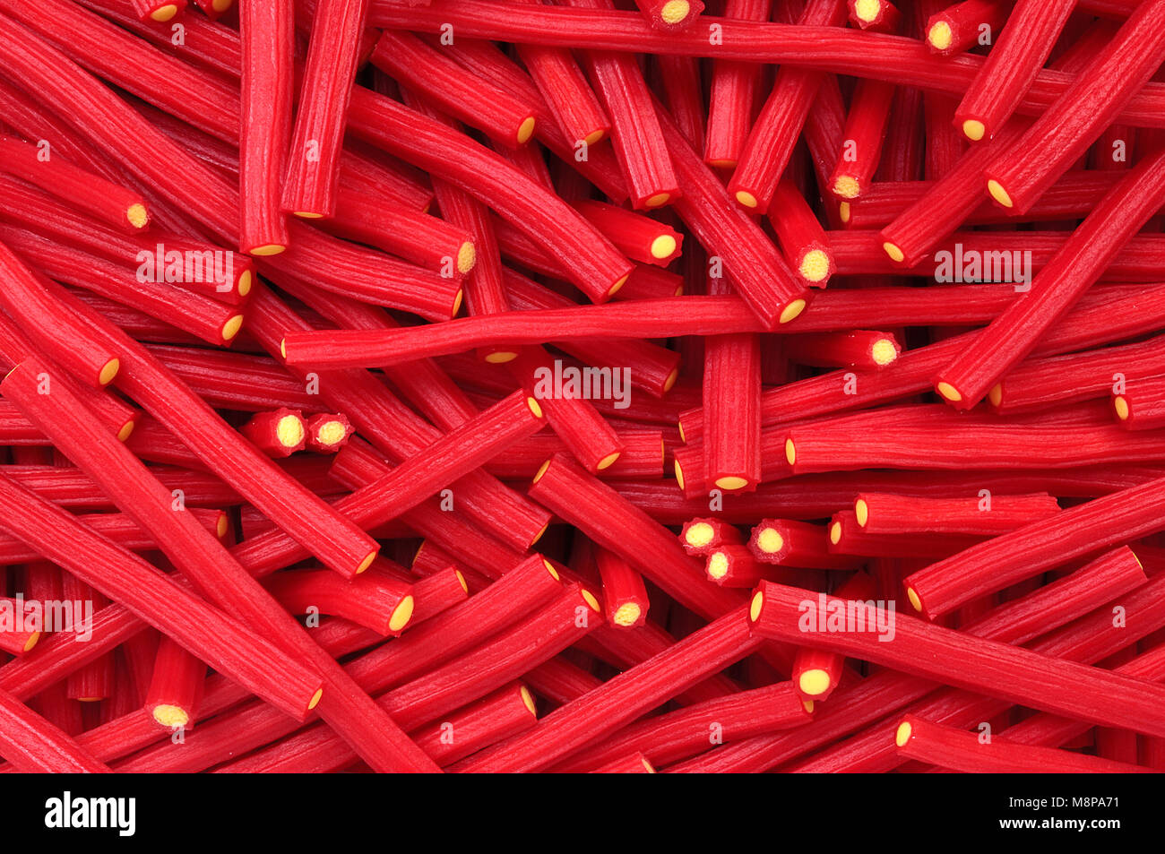 closeup of red licorice candy Stock Photo - Alamy