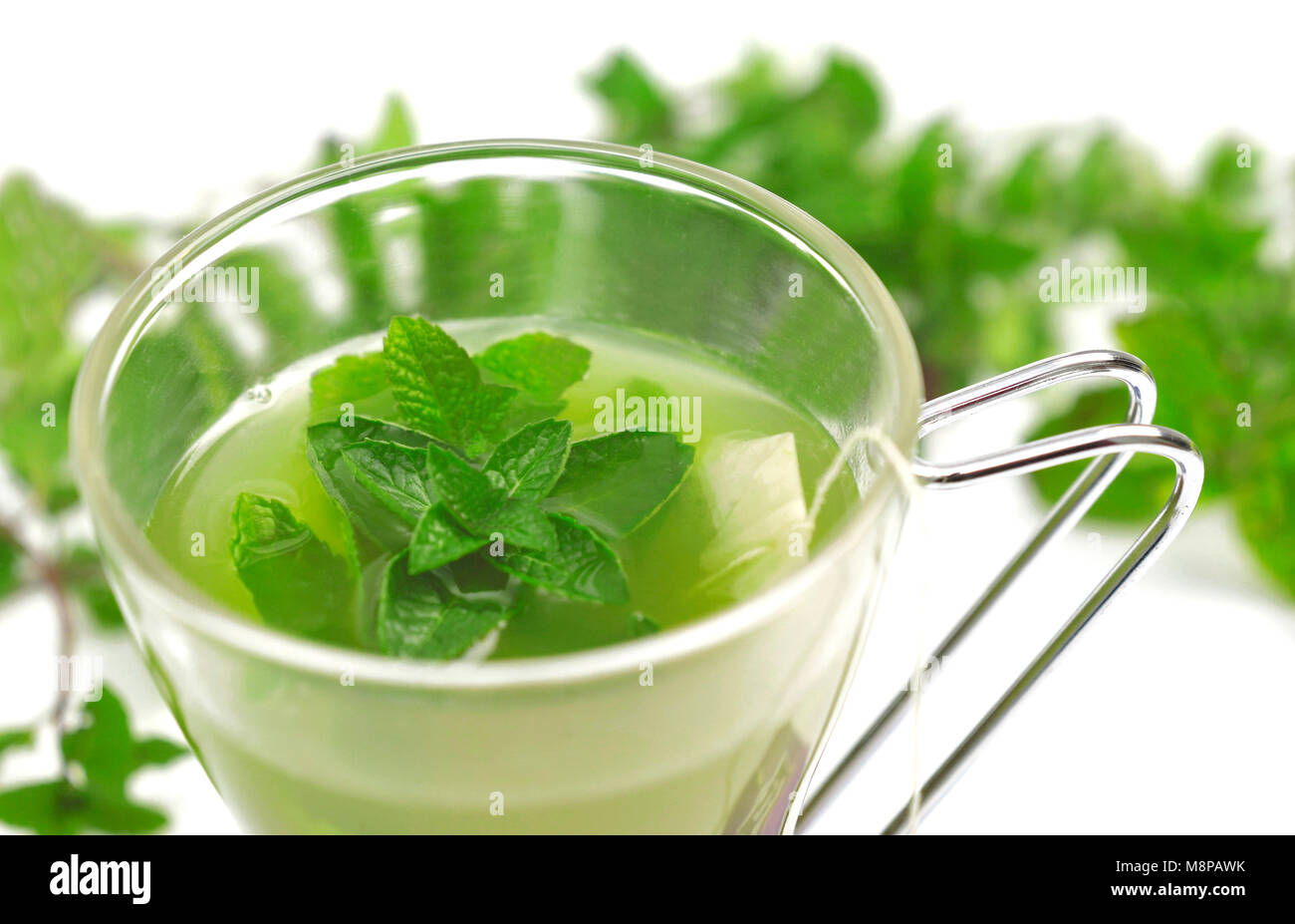Tea mint leaves arabic hot hi-res stock photography and images - Alamy