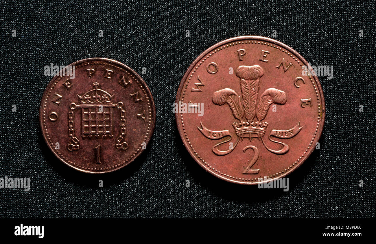 1p coin 1971 hi-res stock photography and images - Alamy