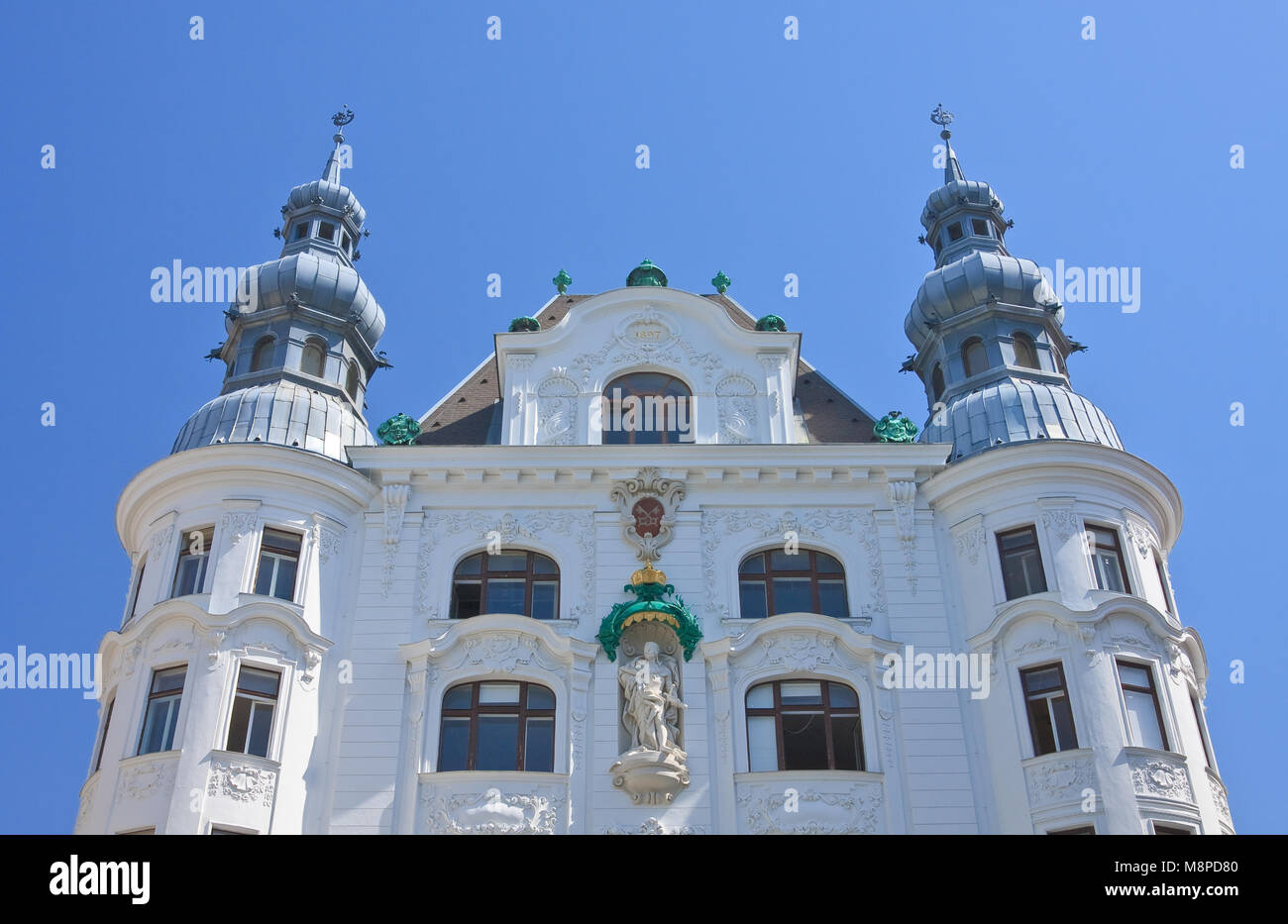 Building insurance company Wuestenrot. Vienna. Austria Stock Photo - Alamy