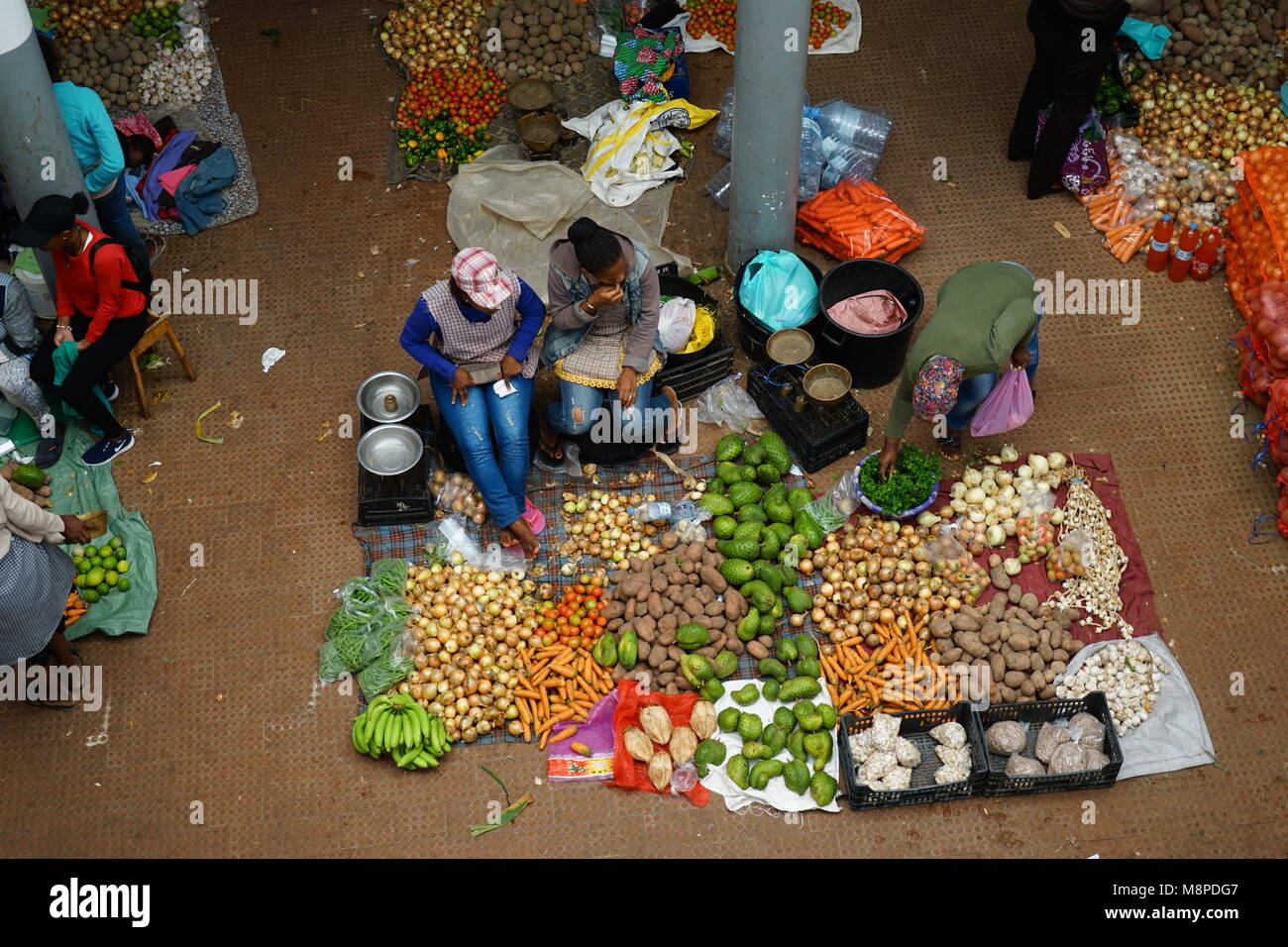 The market of Assomada, Santiago Island, Cape Verde Stock Photo - Alamy