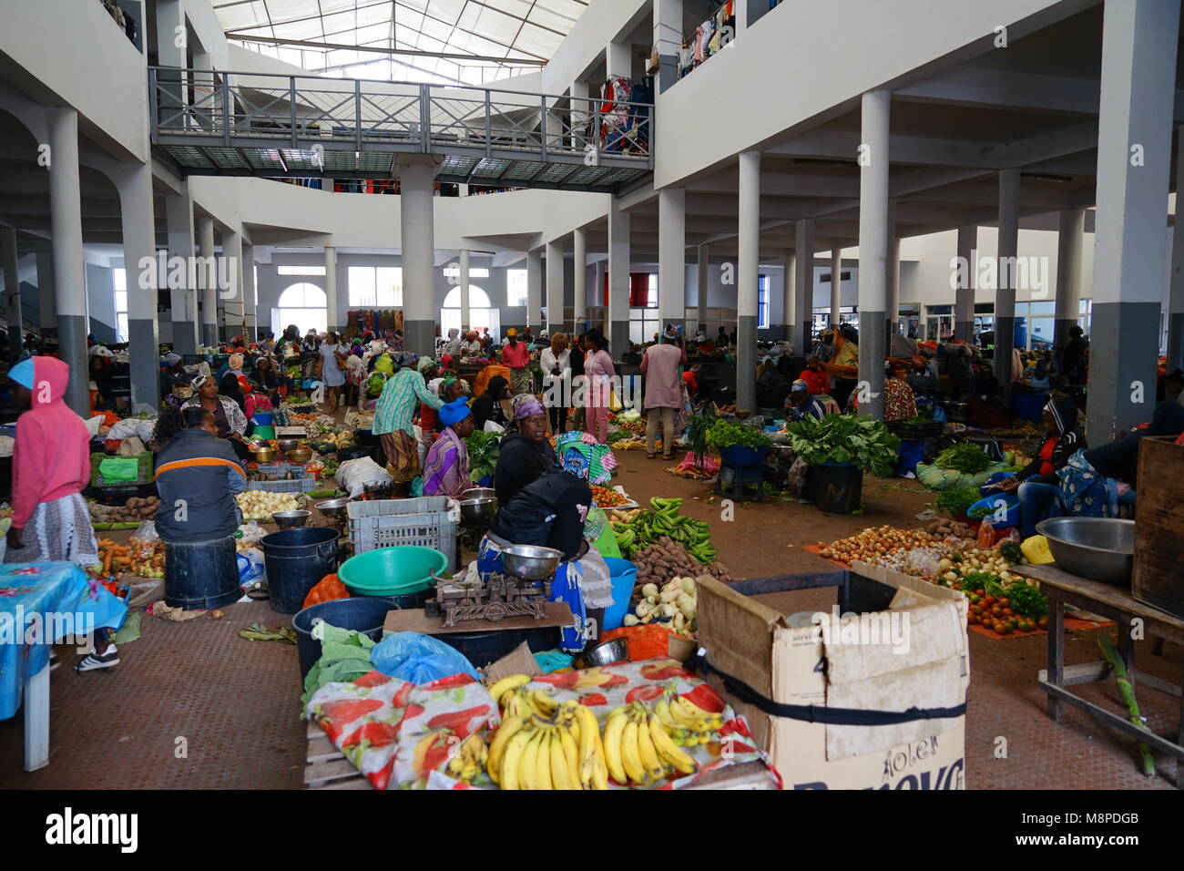 The market of Assomada, Santiago Island, Cape Verde Stock Photo - Alamy