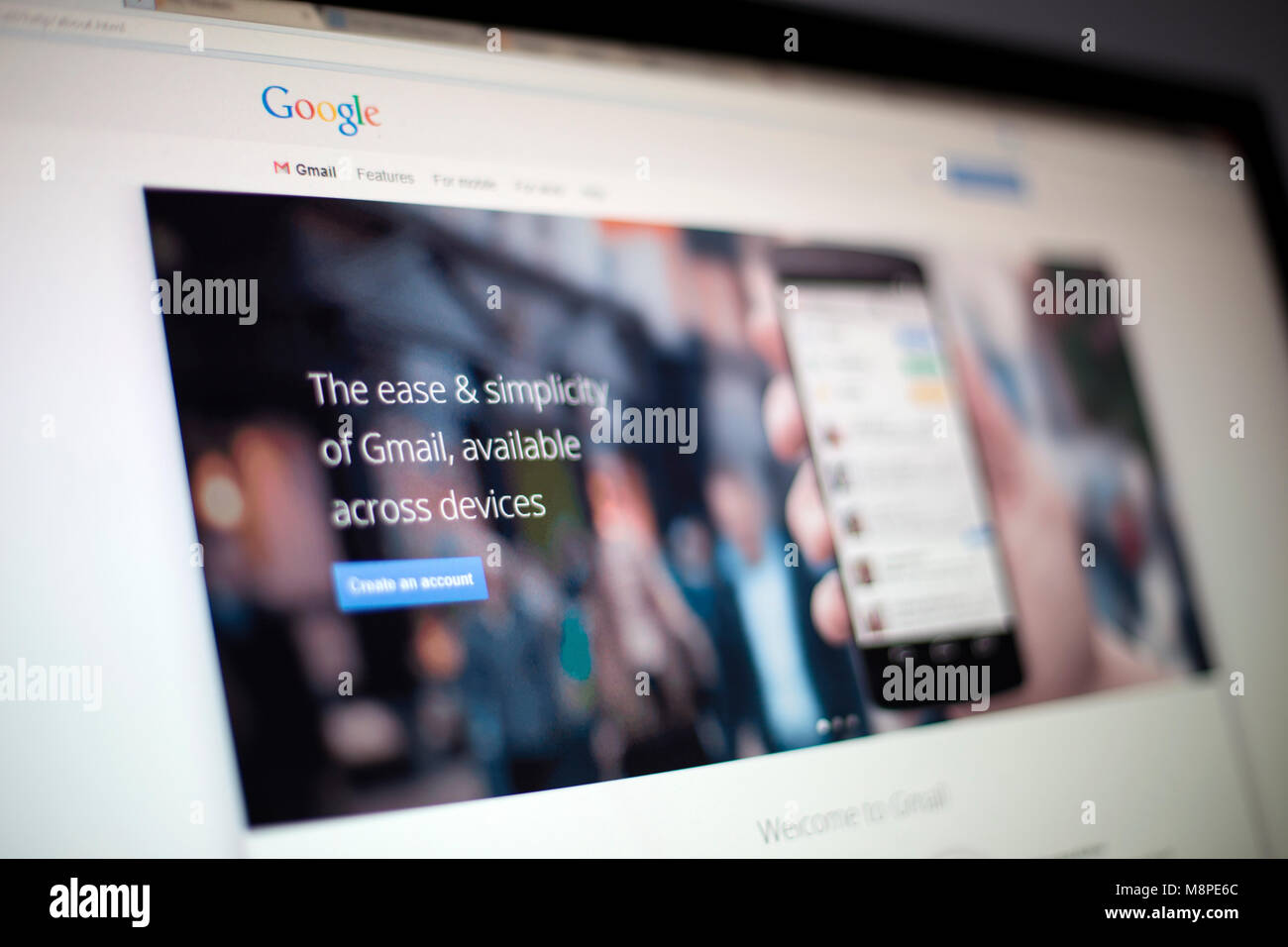 Gmail computer hi-res stock photography and images - Alamy